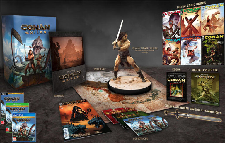 Conan Exiles édition collector limitée figurine PS4 Xbox PC - Edition ...